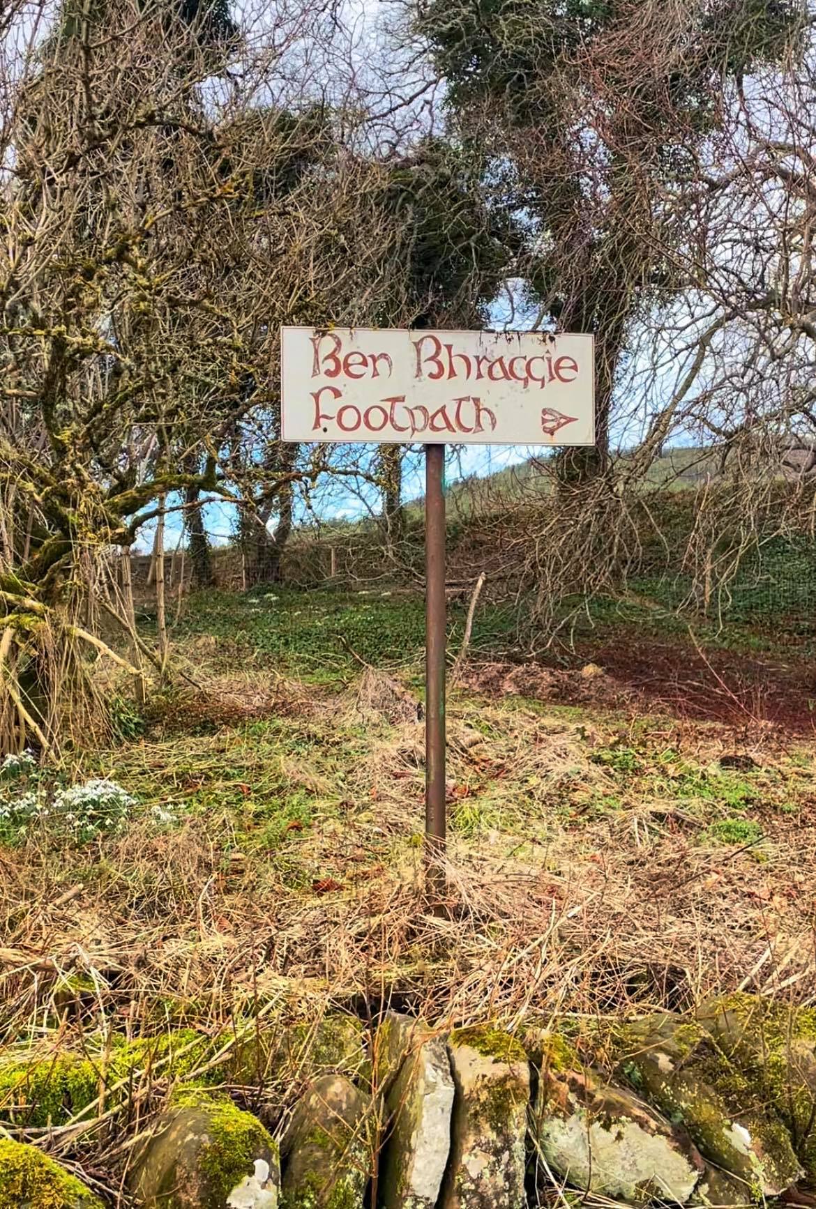 Ben Bhraggie and Big Burn Gorge. (Golspie)